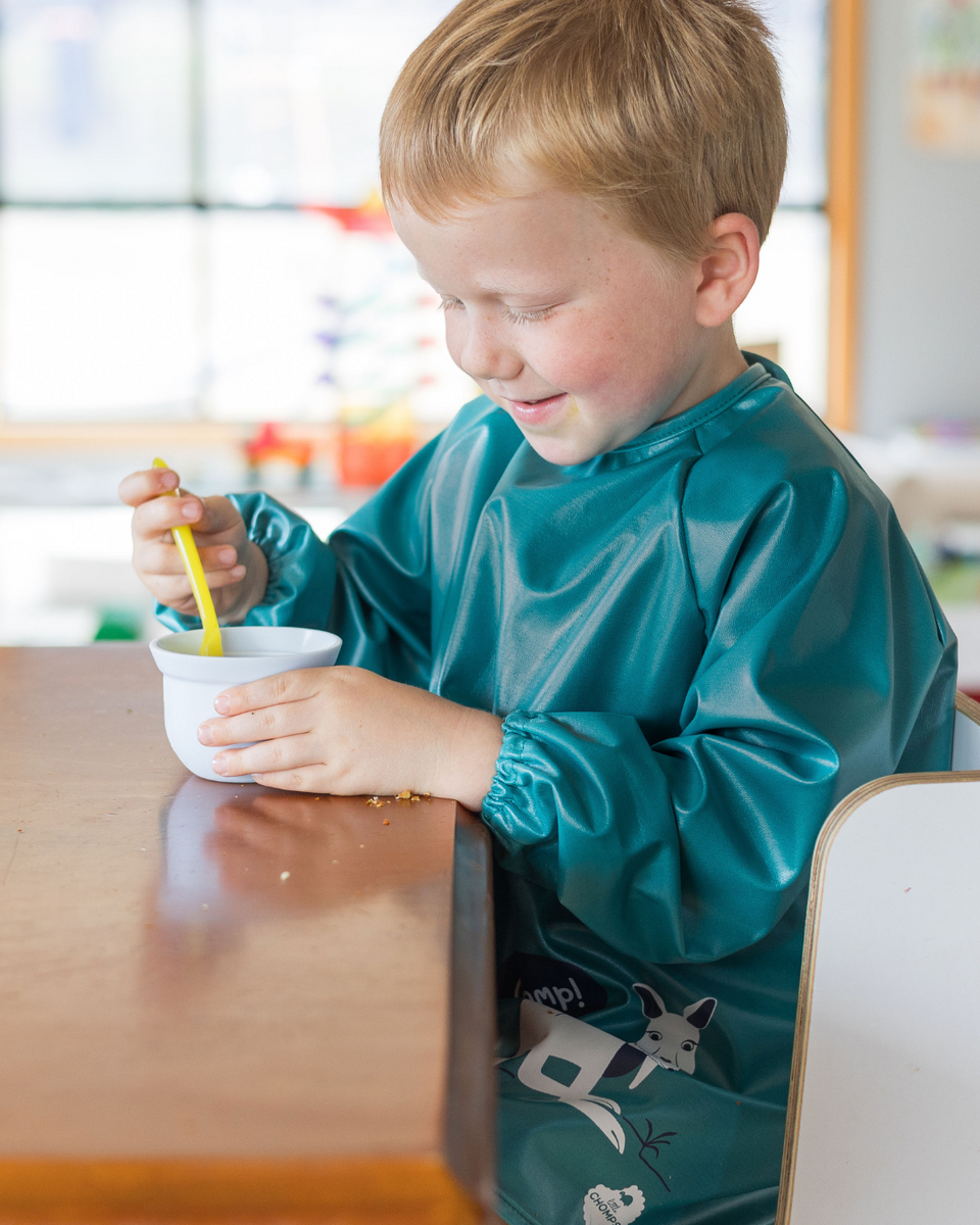 Messy Mealtime (Preschool) Smock Bib: 2-5yrs – Little Chomps